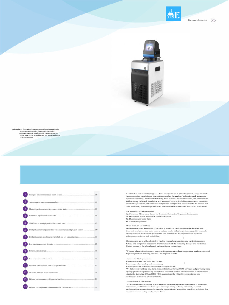 Laboratory Thermostatic Bath - 20241201 | PDF | Water | Chemical Synthesis