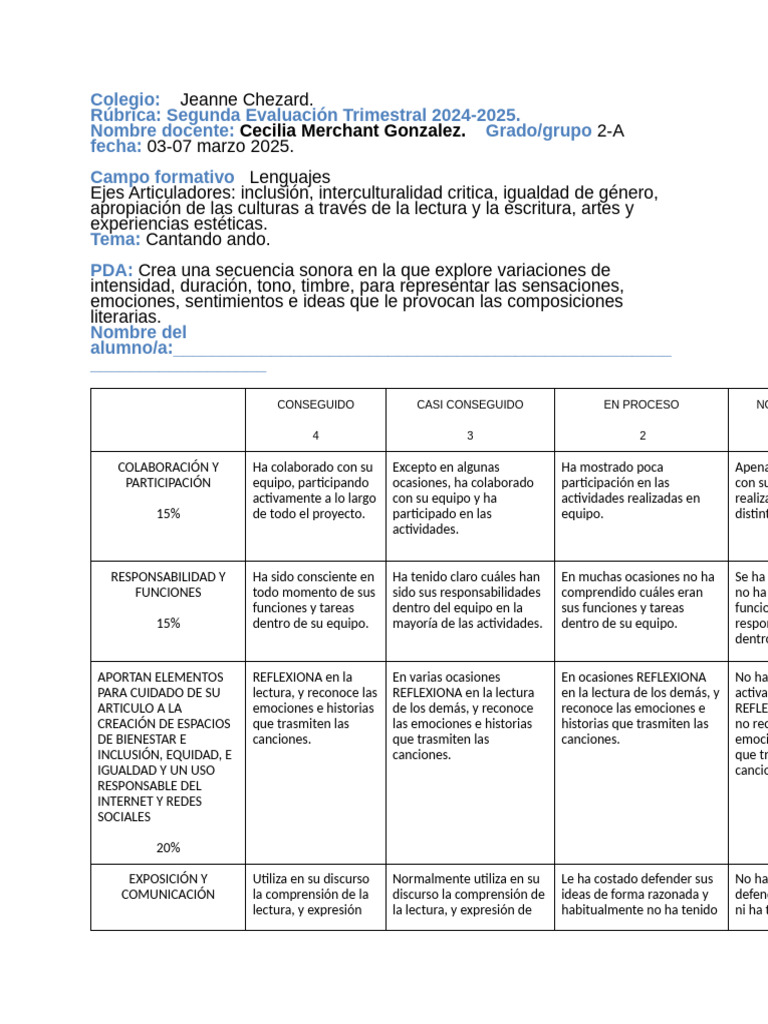 Proyectos 2do Lenguajes | PDF