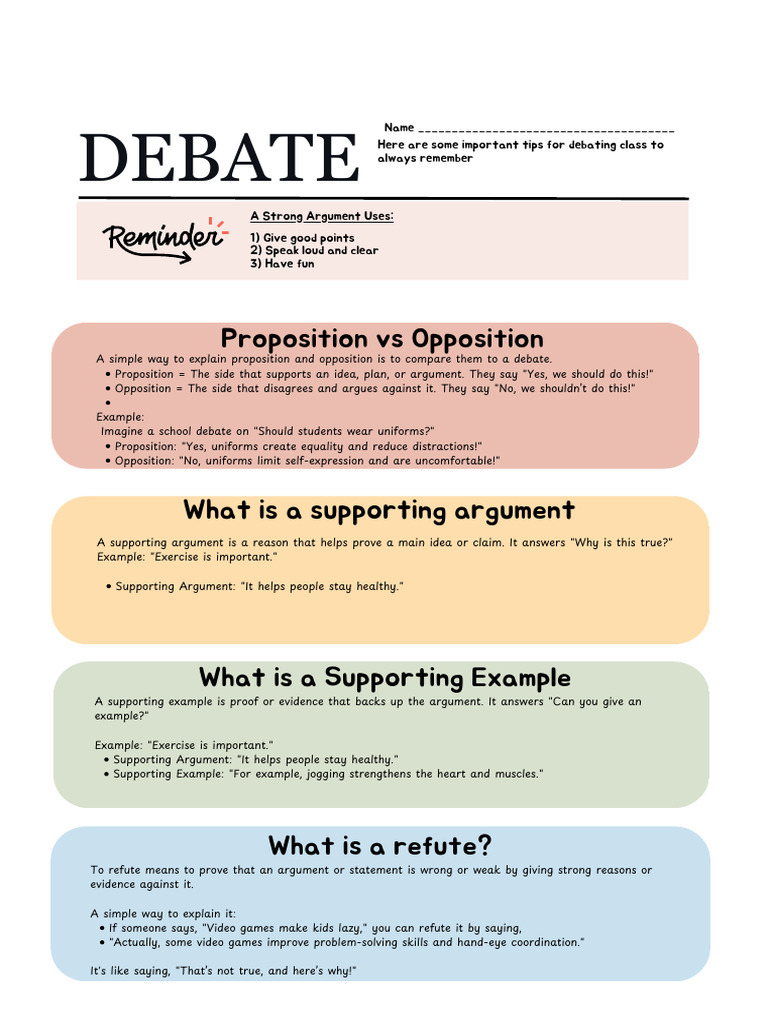 Debate Made Easy | PDF