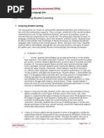 Task 3 Part D Assessment Commentary | PDF | Reading Comprehension ...