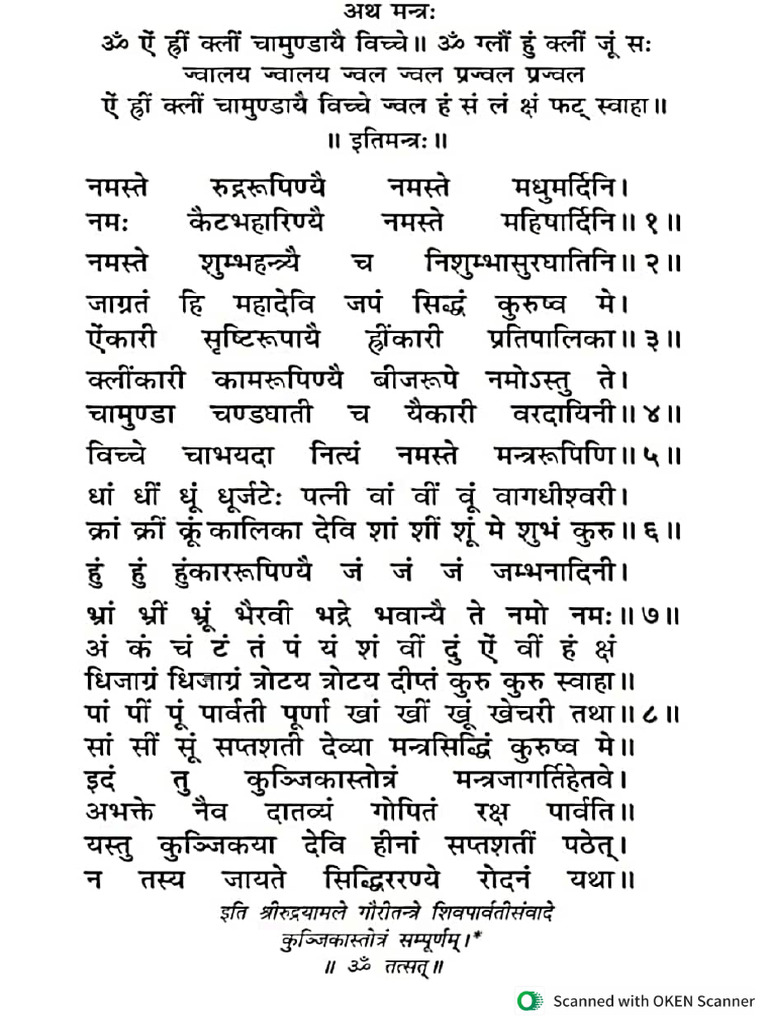 Beeja Saptashati - Final | PDF