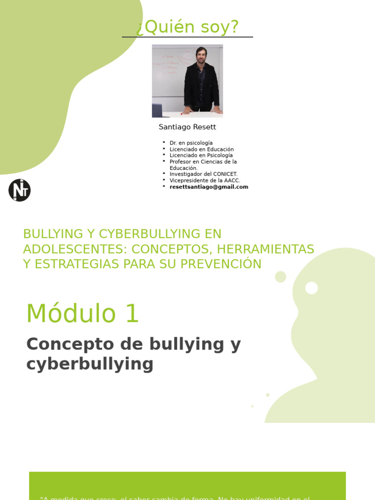 Presentación Jujuy | PDF | Acoso cibernético | Agresión