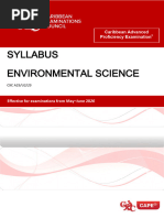 Caribbean Studies Cape Syllabus | PDF