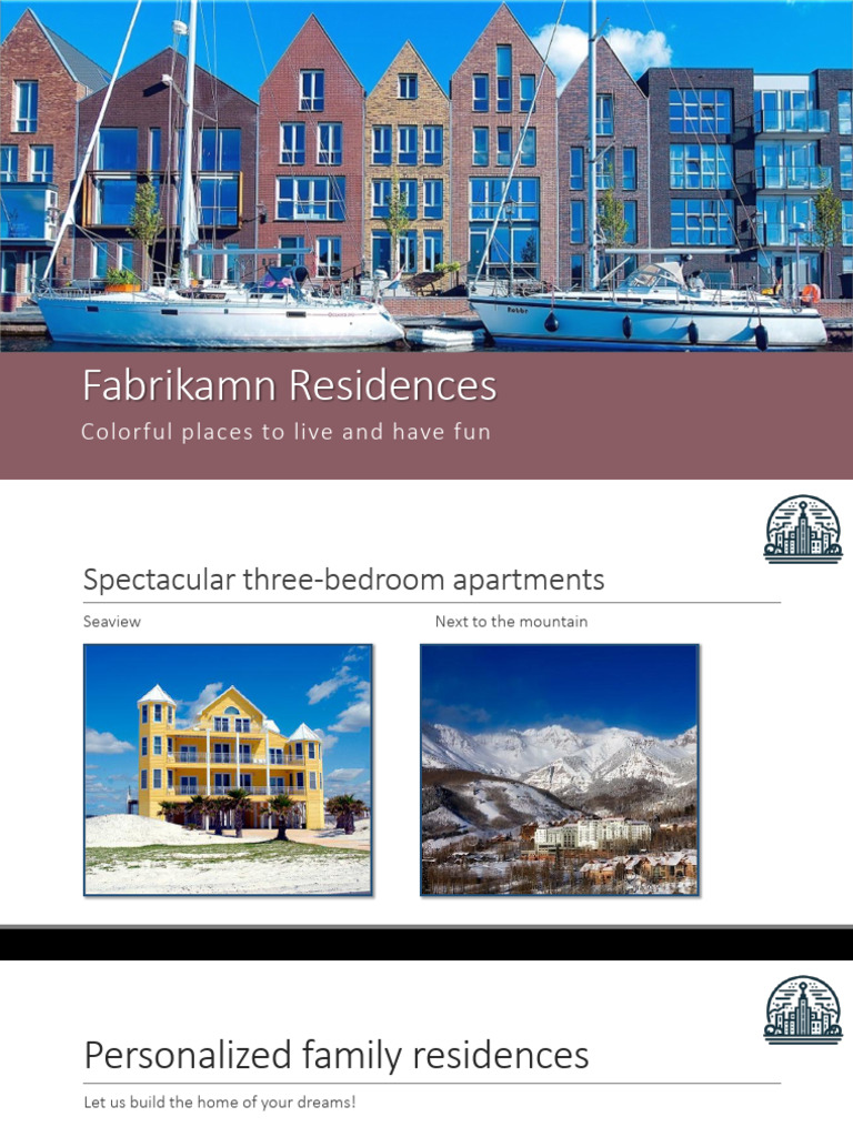 Fabrikam Residences: Dream Homes Await | PDF