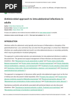 IDSA 2024 Guidelines on Intra-abdominal Infections | PDF | Medical ...
