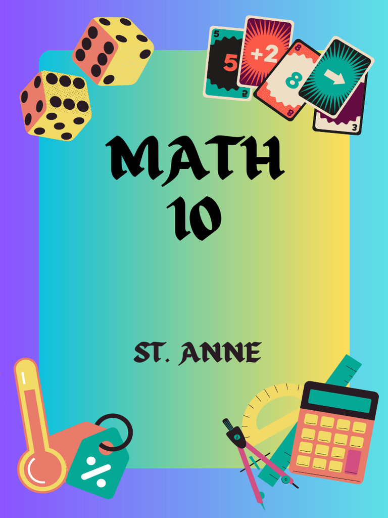 Bold Colorful Math Is Everywhere Poster | PDF