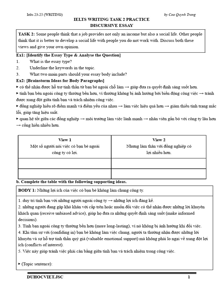 Task 2 Practice | PDF