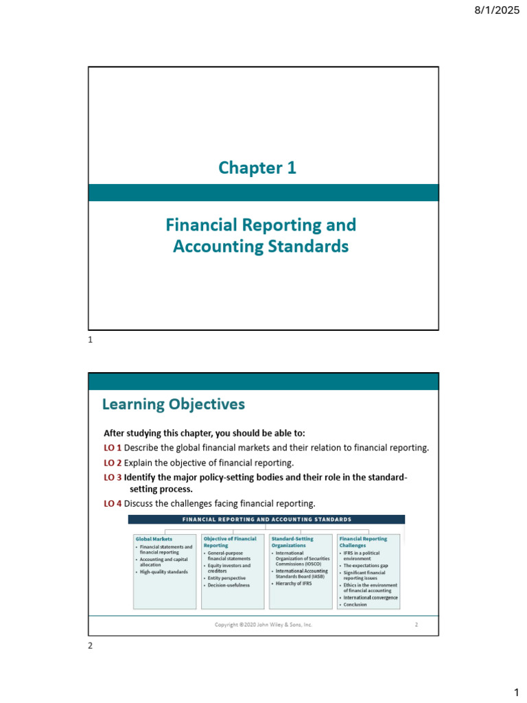 Financial Reporting and Standards Overview | PDF | International ...