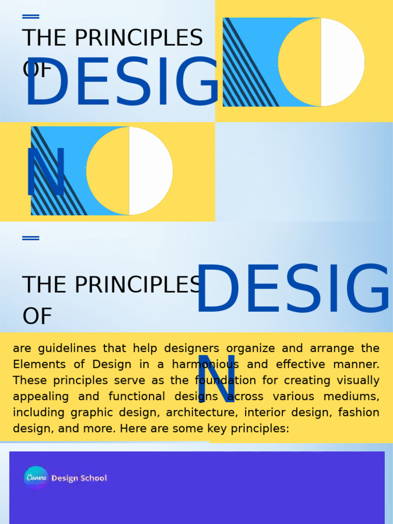 Principles of Design Explained | PDF | Composition (Visual Arts) | Imaging