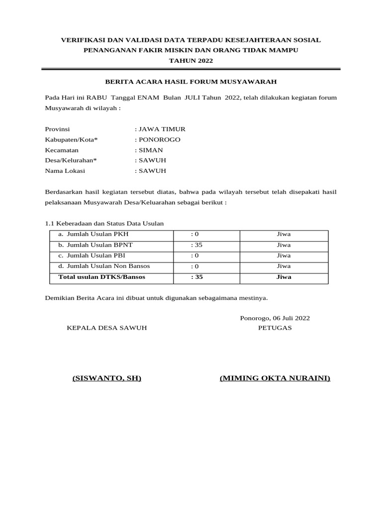 Ba Usulan Dtks Sikng Online | PDF