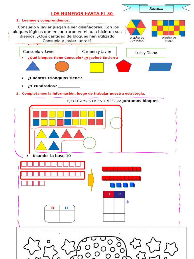 Ficha Mat Los Nùmeros Hasta El 30 | PDF