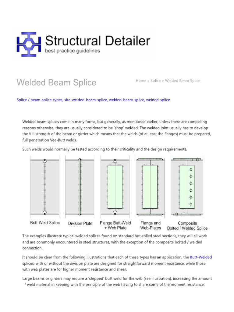 Welded Splice | PDF