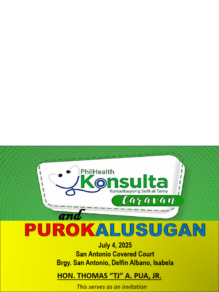 PhilHealth Konsulta Caravan Invitation | PDF | Philippines