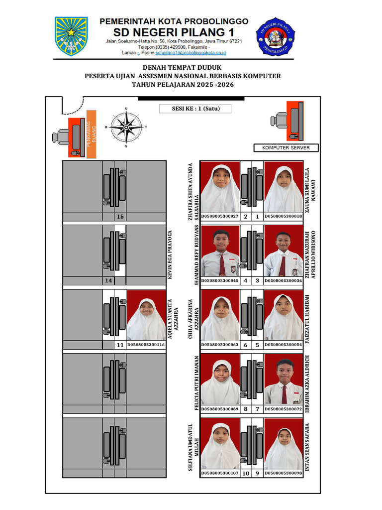 DENAH tempat Duduk | PDF