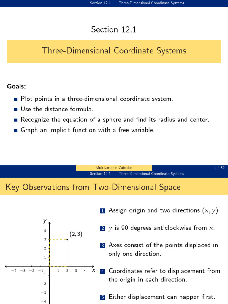 8 - 24.06.25 - Three Dimensional Coordinate System | PDF | Cartesian ...