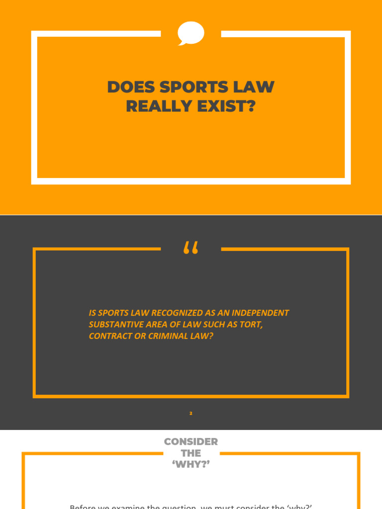 Is Sports Law an Independent Field? | PDF | Justice | Crime & Violence