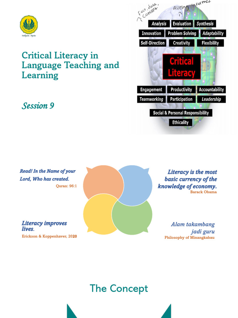 Session 9 Critical Literacy in Language Learning - 241105 - 095133 ...
