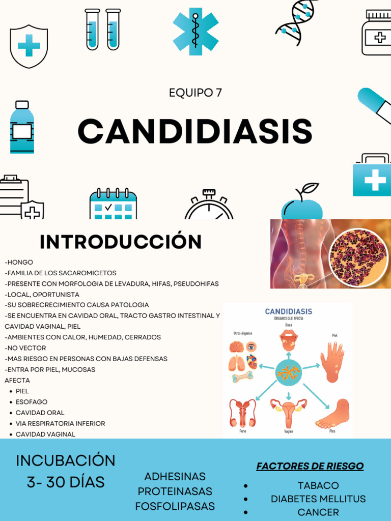 Candidiasis: Tipos, Síntomas y Tratamiento | PDF | Candidiasis ...