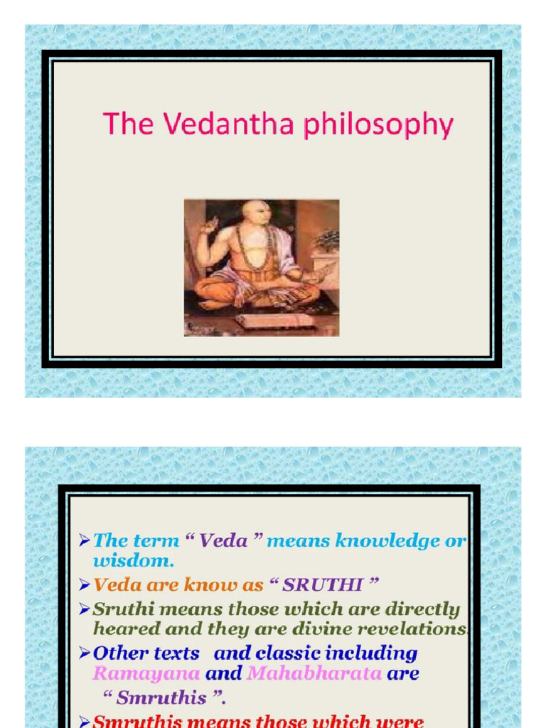 Vedanta and Sankhya PDF | PDF