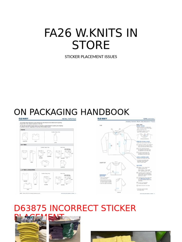 Sticker Placement Call Out - KM | PDF