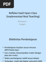 Jurnal Refleksi Pembelajaran Deep Learning | PDF
