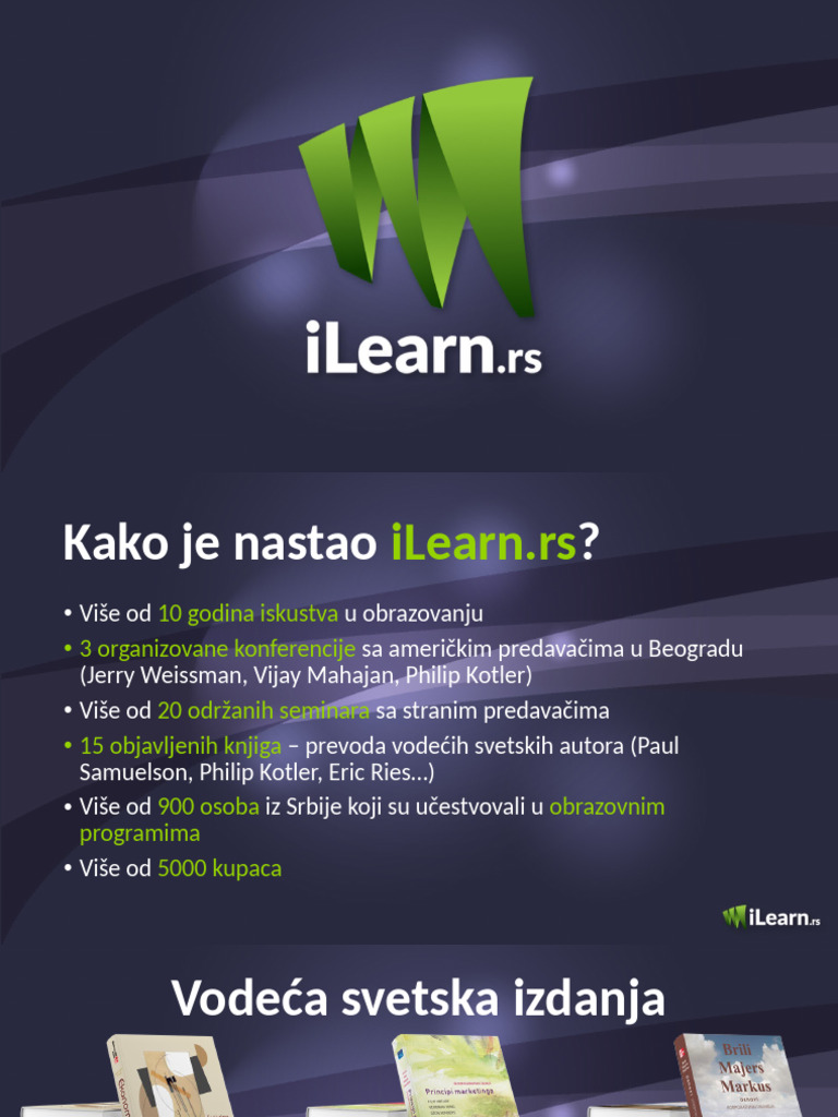 ILearn - Prezentacija | PDF