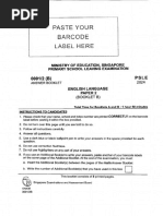 PSLE English 2024 Paper 1 | PDF