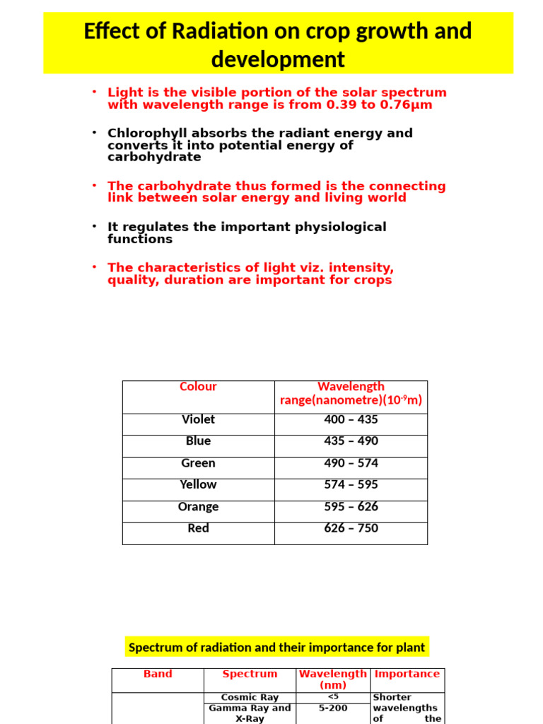 AMP252-As-Th-6-Influence of Radiation in Agriculture | PDF ...