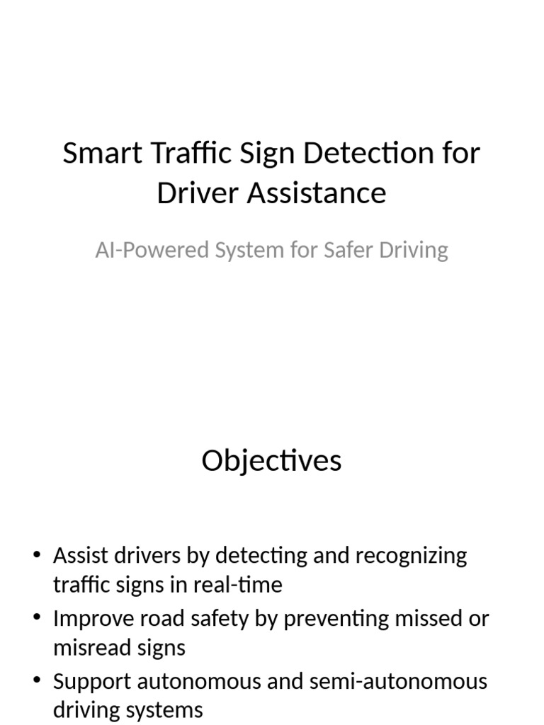 Smart Traffic Sign Detection | PDF