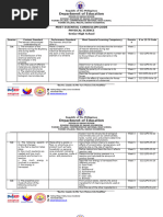 Tos - G11 - Physical Science | PDF | Applied And Interdisciplinary ...