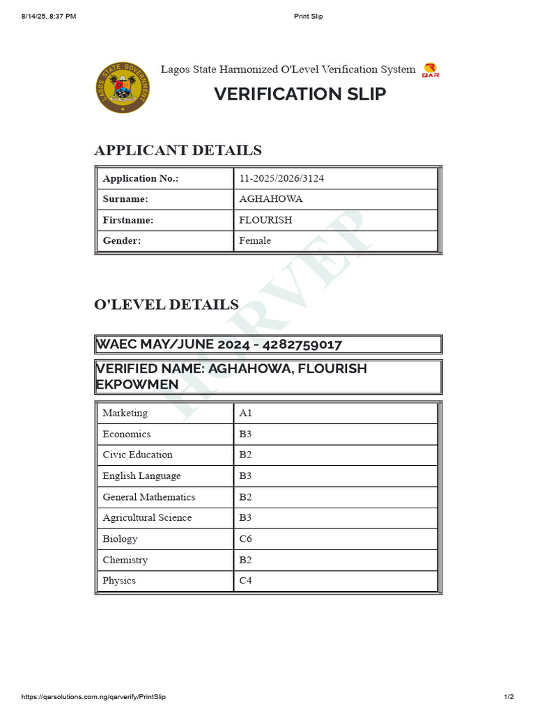 Print Slip Flourish | PDF