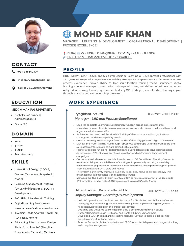 Naukri MohdSaifKhan (13y 0m) | PDF | Business