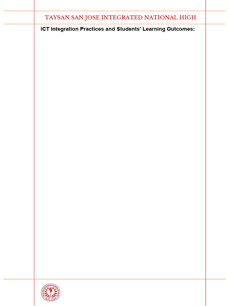 Ict Finalized Research | PDF | Educational Technology | Learning