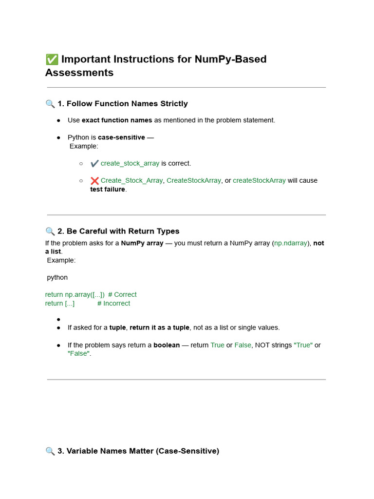 Student Workbook 1 - Numpy | PDF | Boolean Data Type | Computer Programming