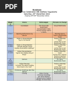 Contoh Rundown Natal | PDF