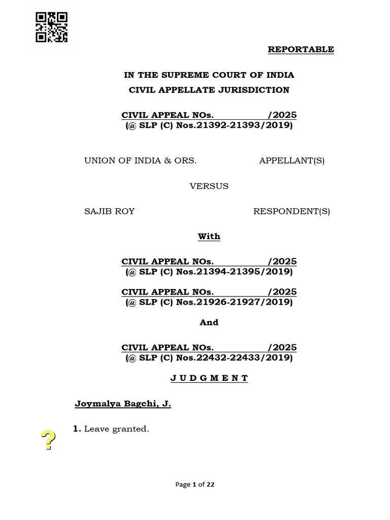 Supreme Court Order On Reservation On Promotion | PDF | Government Of ...