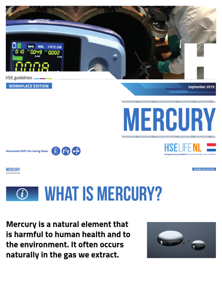 Mercury Safety Guidelines for Workplaces | PDF | Mercury (Element ...