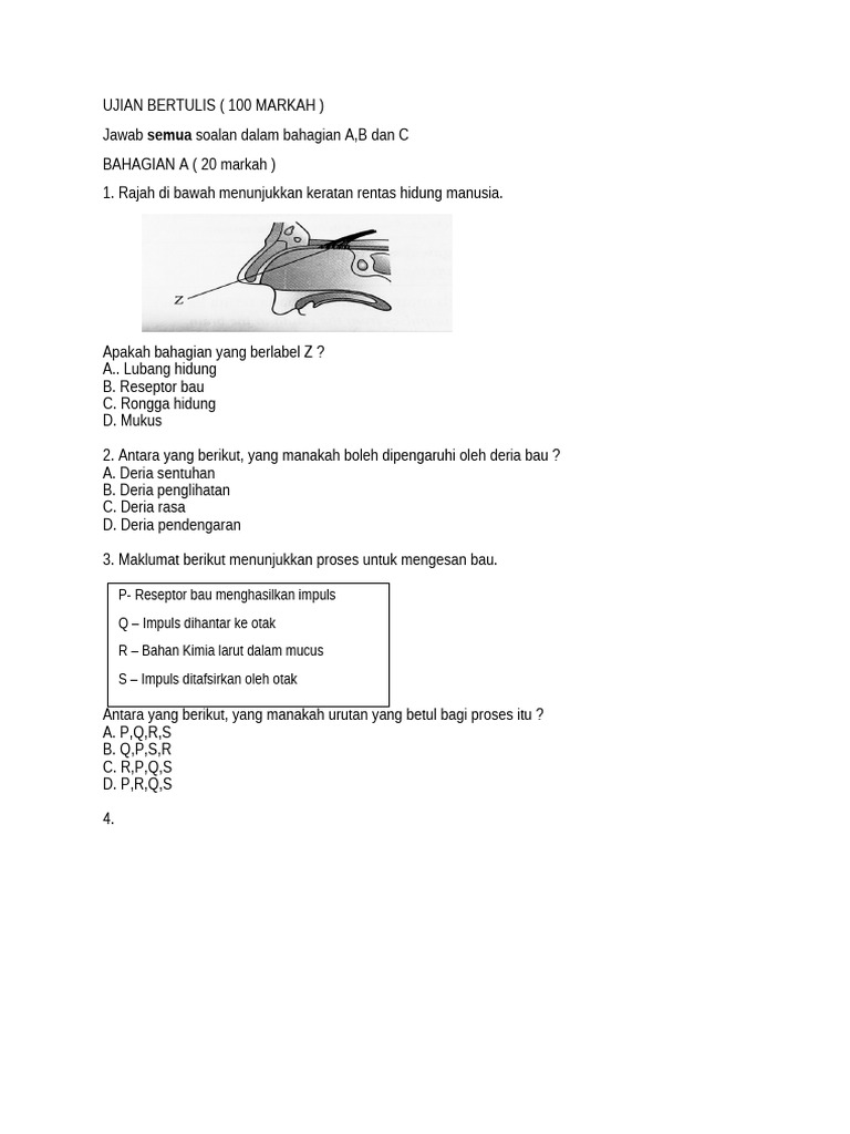 Ujian Bertulis | PDF