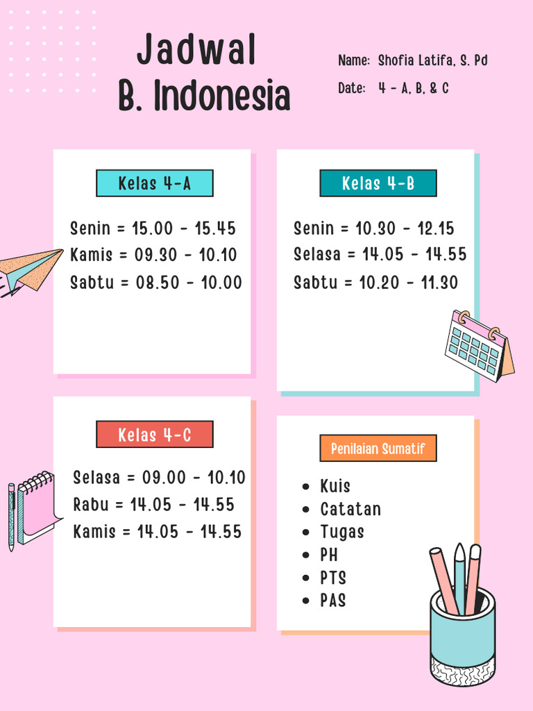 Pastel Minimalist Illustration Lesson Plan | PDF
