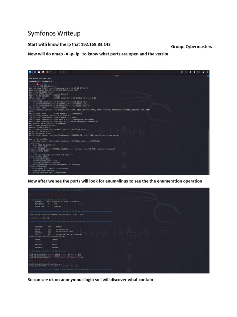 Symfonos Cybermasters | PDF