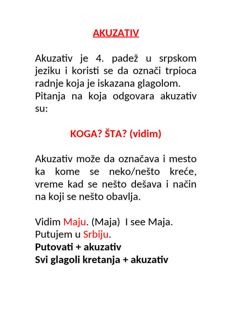 AKUZATIV | PDF