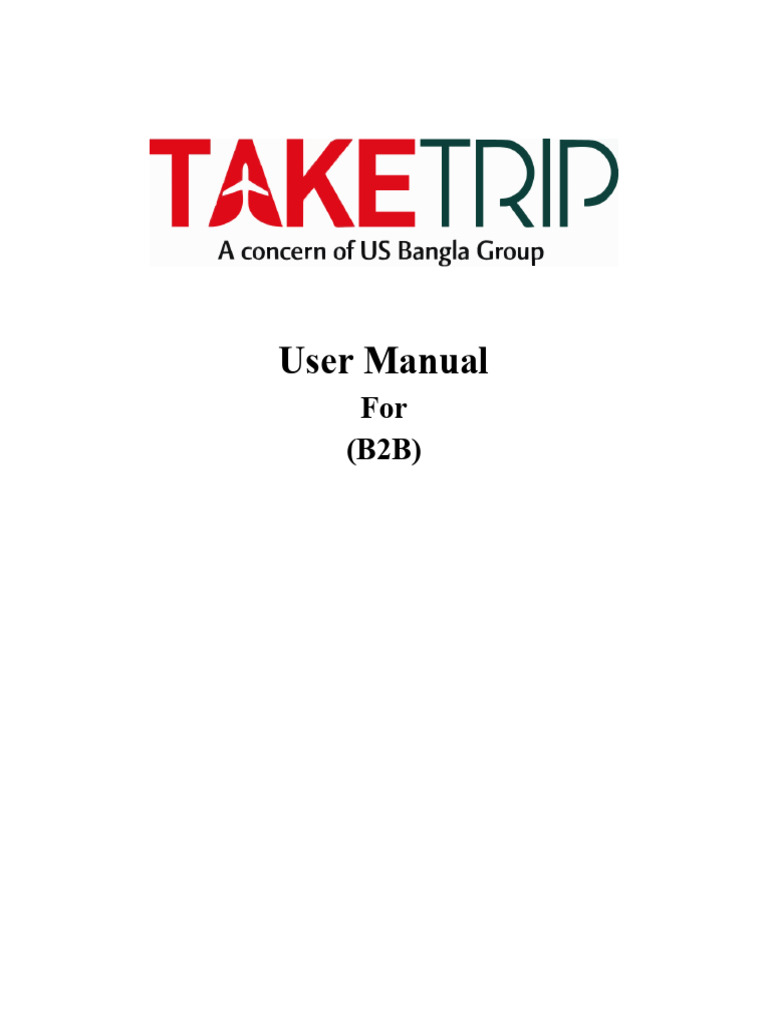 TakeTrip User Manual | PDF | Password | User (Computing)