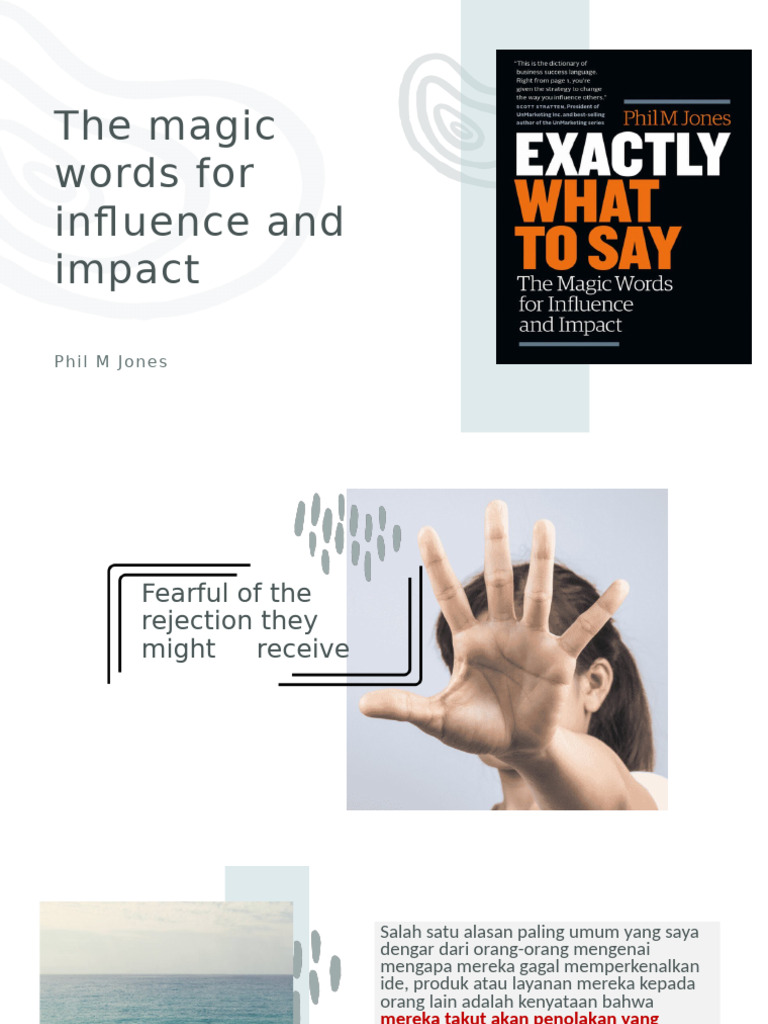 The Magic Words For Influence and Impact | PDF | Innovation | Economies