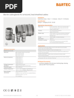 Bartec FEAM Cable Glands Catalogue | PDF | Physical Sciences ...