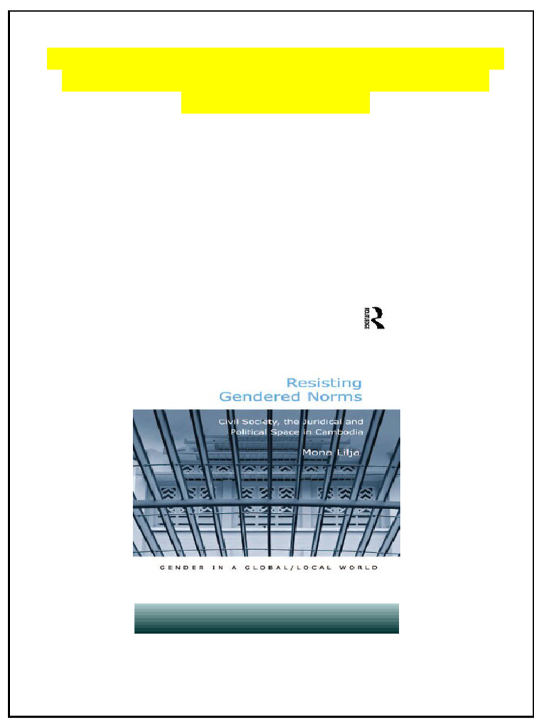 Resisting Gendered Norms Civil Society The Juridical and Political ...