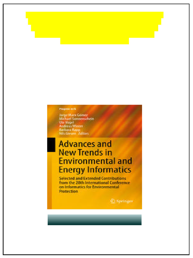 Advances and New Trends in Environmental and Energy Informatics ...