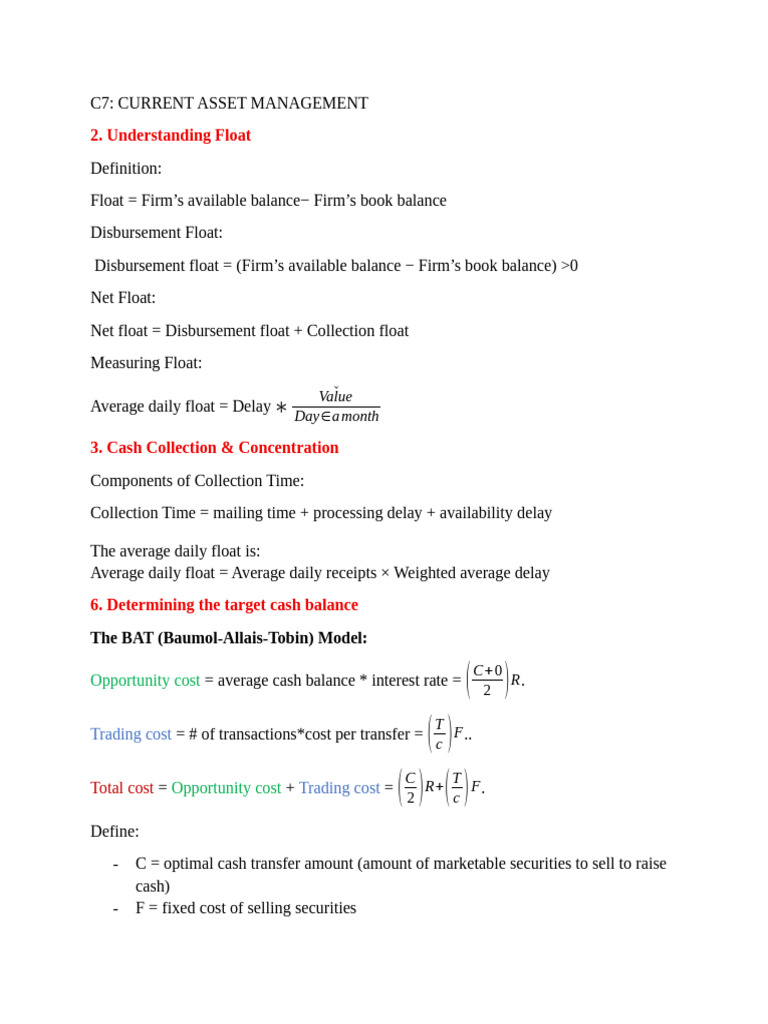 C7.current Asset Management | PDF