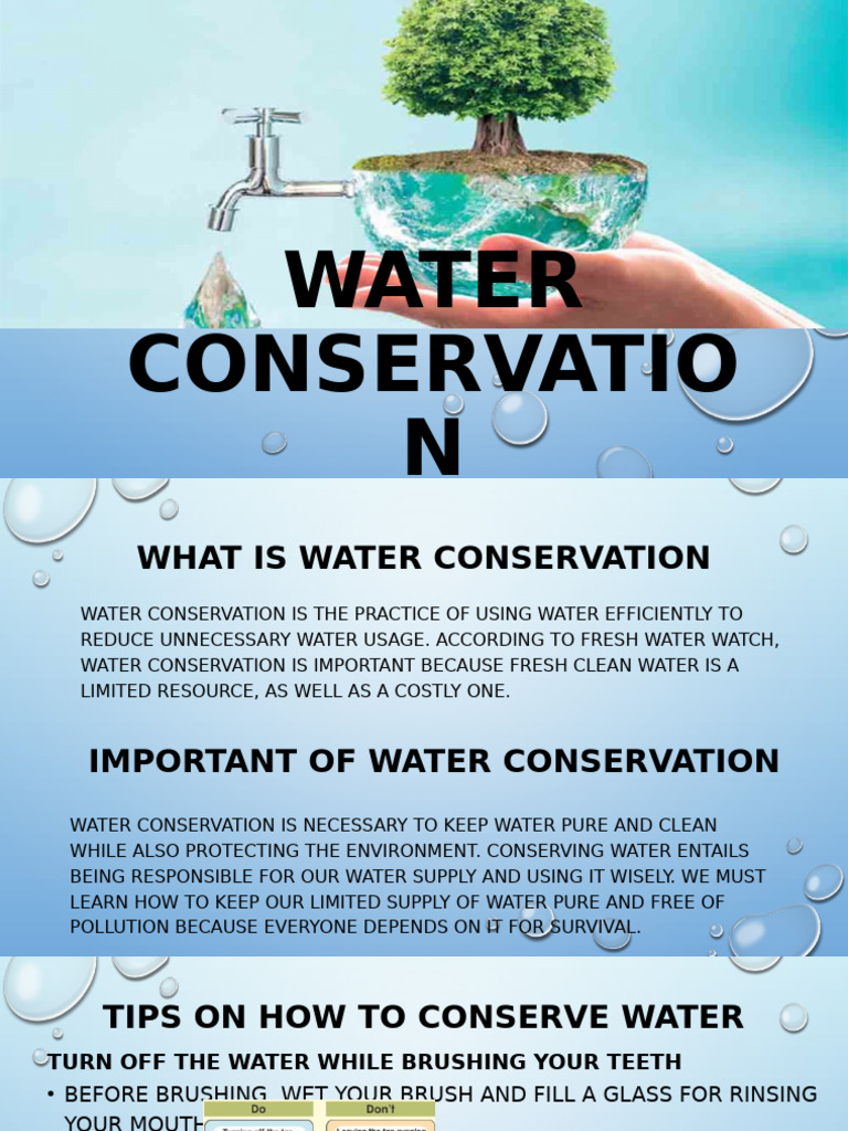 Water Conservation | PDF