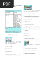 Soal Bahasa Indonesia Kelas 2 Bab 3 Berhati-Hati Di Mana Saja | PDF