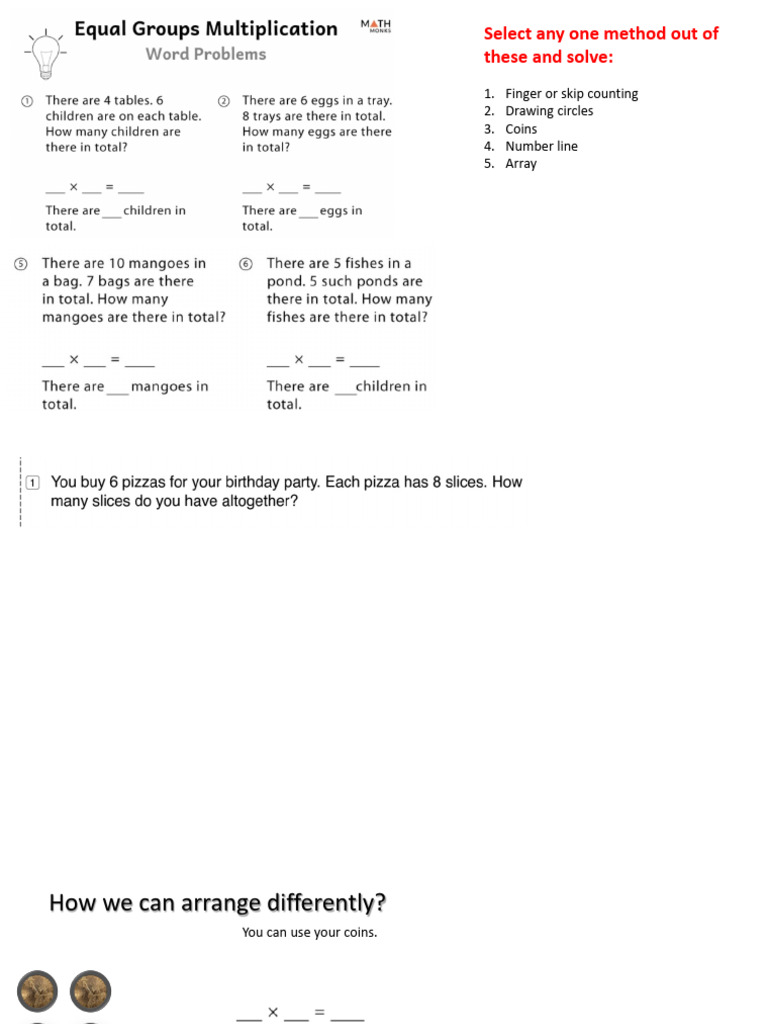 Multiplication and Identity and Zero Property | PDF